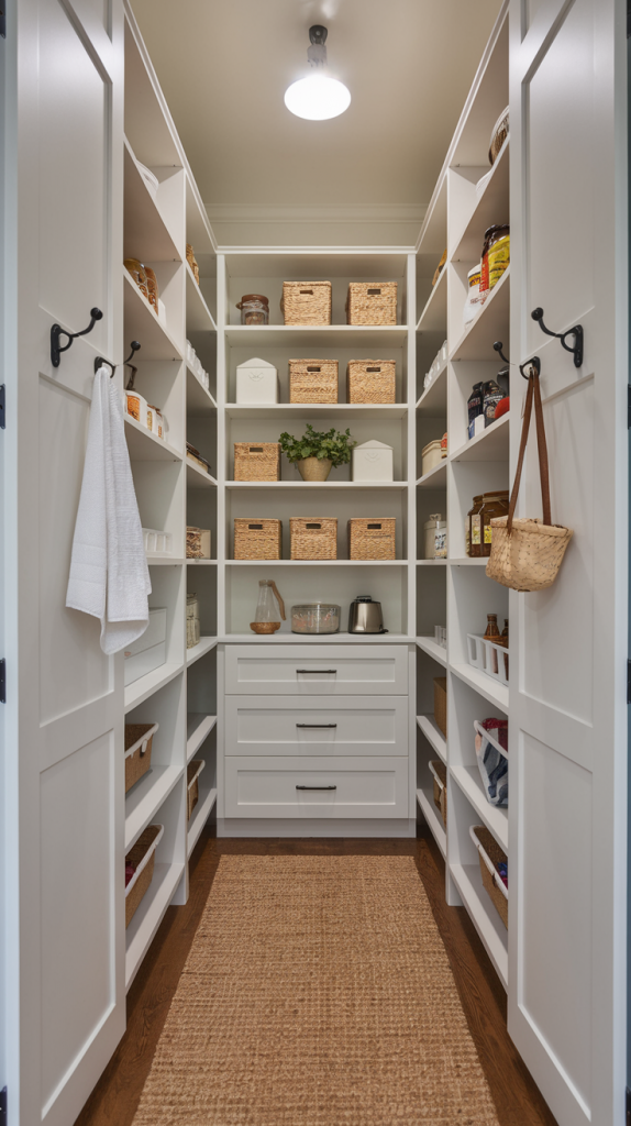 44 Walk-In Pantry Ideas for Optimal Organization: Design Layouts ...