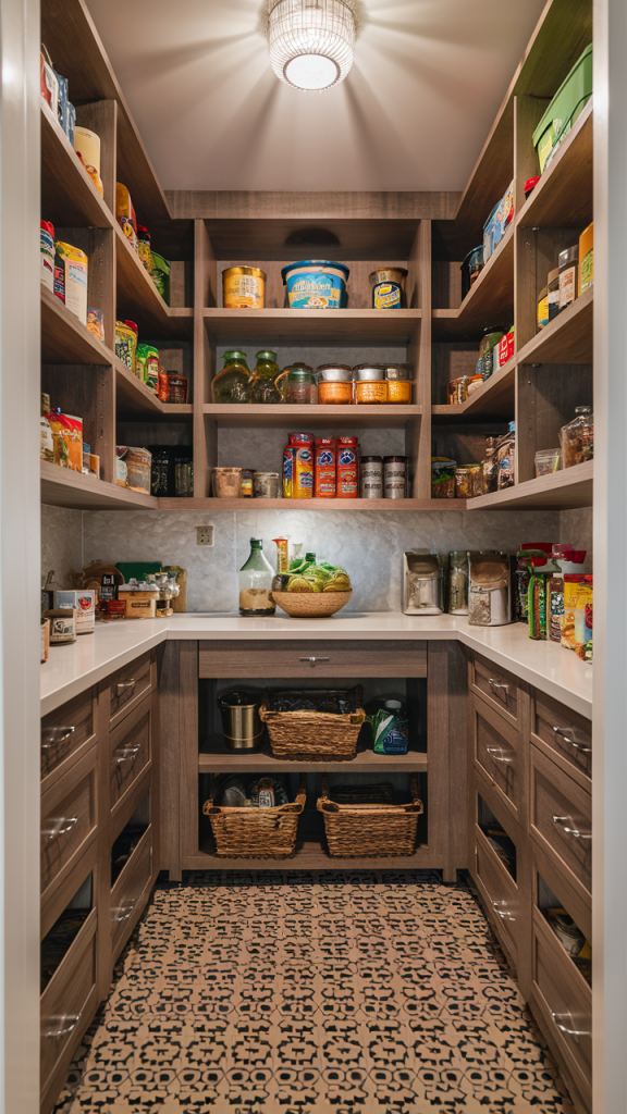 44 Walk-In Pantry Ideas for Optimal Organization: Design Layouts ...