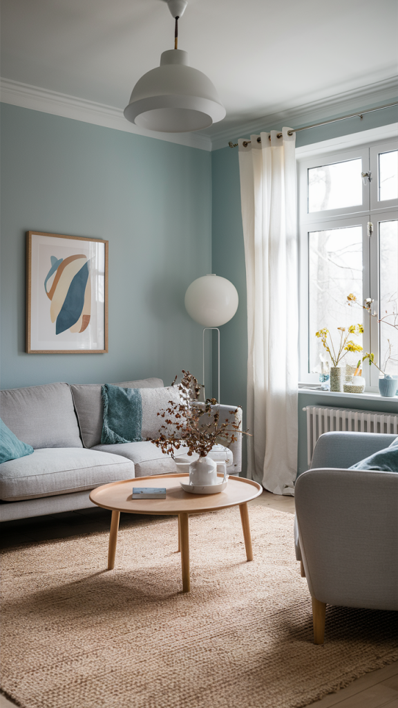 22 Gray and Blue Living Room Ideas | Modern Decor & Color Schemes