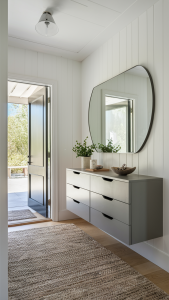 48 Creative Design Ideas for Small Entryways: Storage, Furniture ...