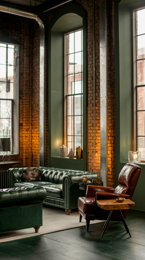 46 Dark Green Living Room Ideas | Dark Green Color Schemes, Accent ...