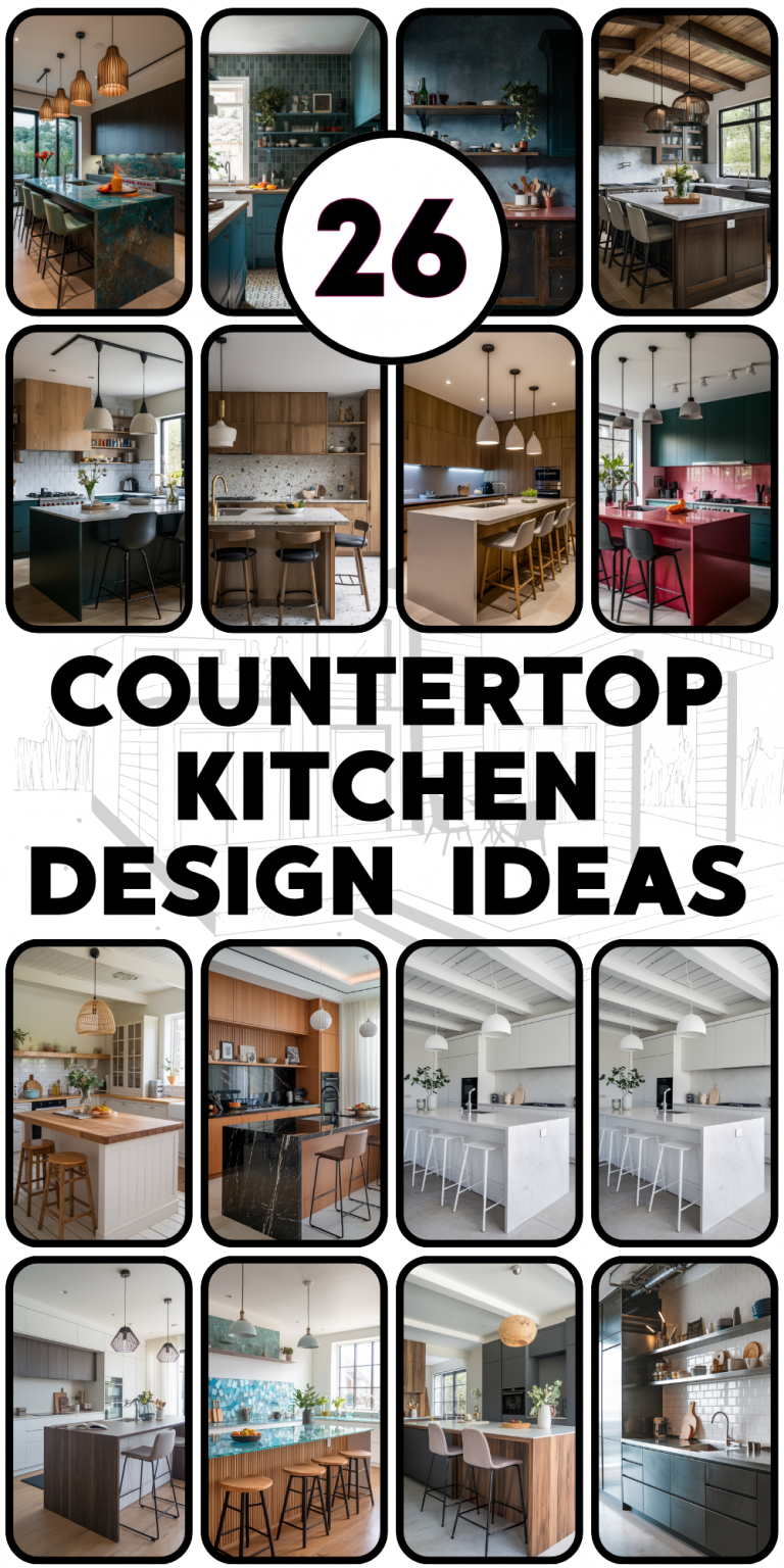 26 Countertop Kitchen Ideas for Stunning Design, Storage, and Decor ...