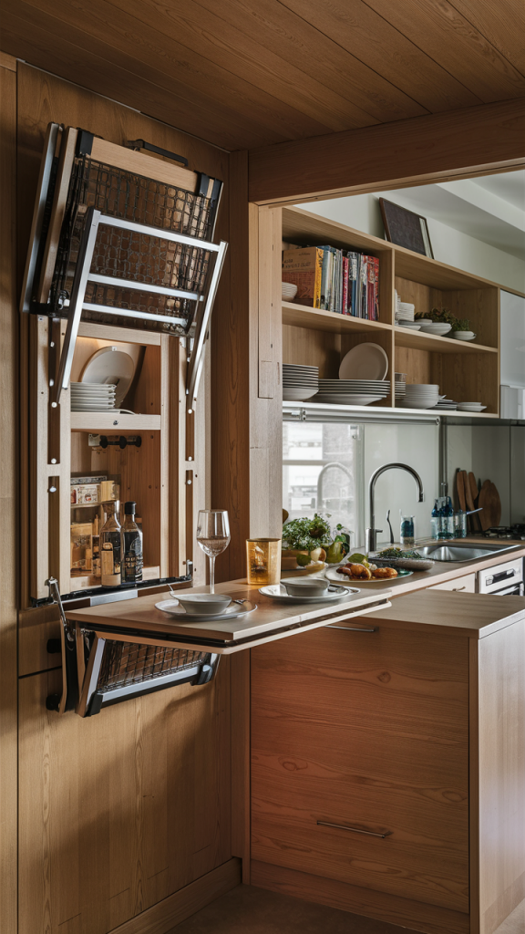 Open Kitchen 21 Ideas for Small Spaces | Modern Shelving, Cabinets ...