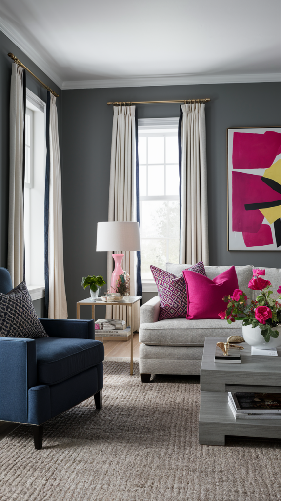 44 Grey Living Room Ideas: Modern Designs, Color Schemes, Cozy Small ...