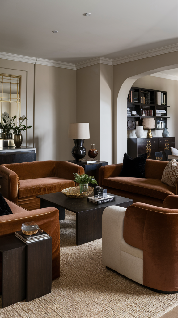 23 Brown Living Room Ideas: Color Schemes, Decor, and Cozy Aesthetic ...