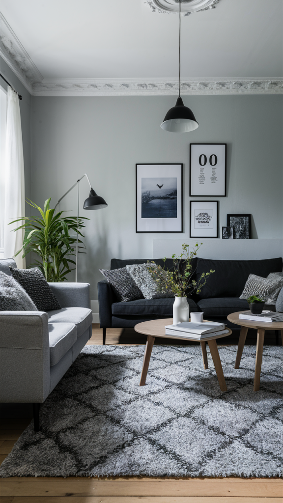 44 Grey Living Room Ideas: Modern Designs, Color Schemes, Cozy Small ...