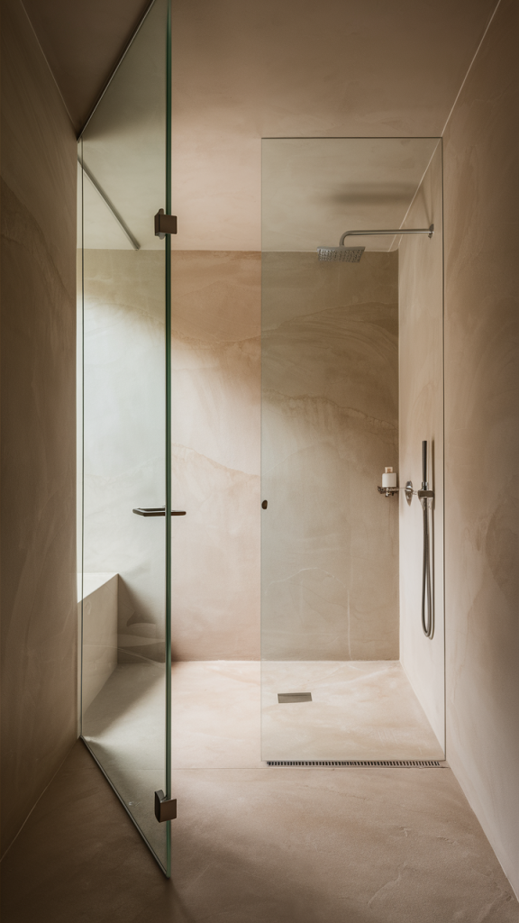 42 Stylish No Door Shower Ideas for Walk-In Master Baths, Small Spaces ...