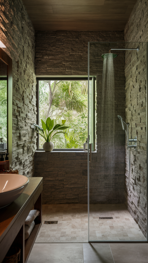 42 Stylish No Door Shower Ideas for Walk-In Master Baths, Small Spaces ...