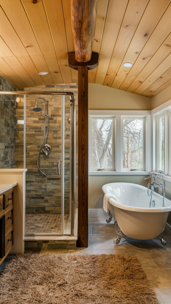 42 Stylish No Door Shower Ideas for Walk-In Master Baths, Small Spaces ...