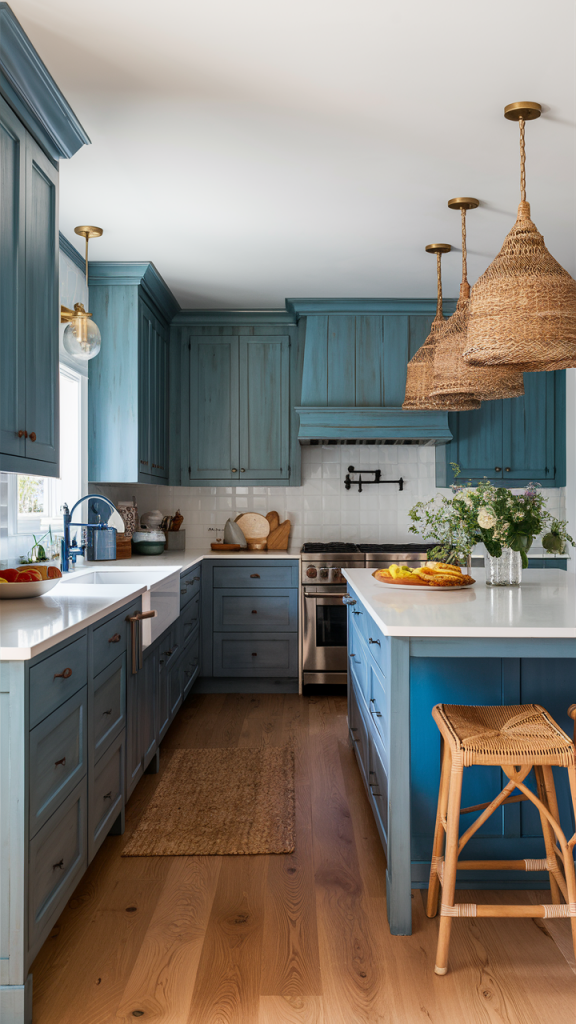 23 Blues Kitchen Ideas: Modern Decor with Navy, Light, and Dark Accents
