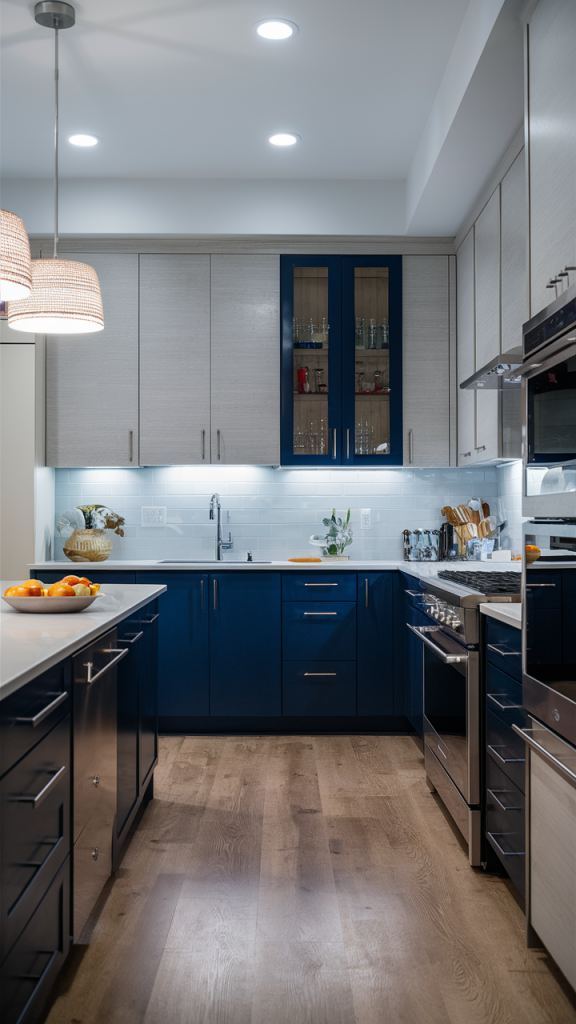 23 Blues Kitchen Ideas: Modern Decor with Navy, Light, and Dark Accents
