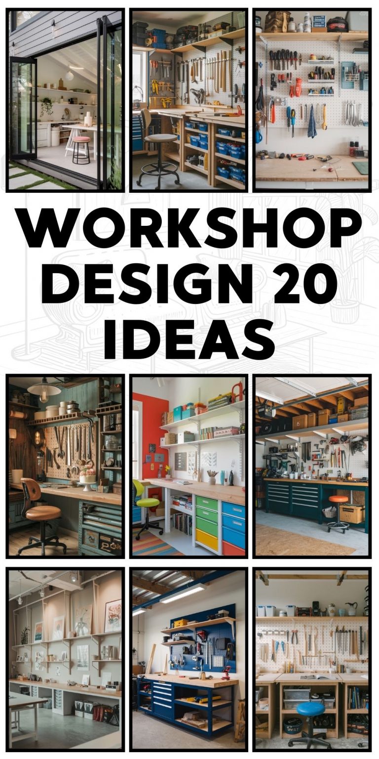 20 Creative Workshop Design Ideas for Small Spaces, Art Studios, and ...