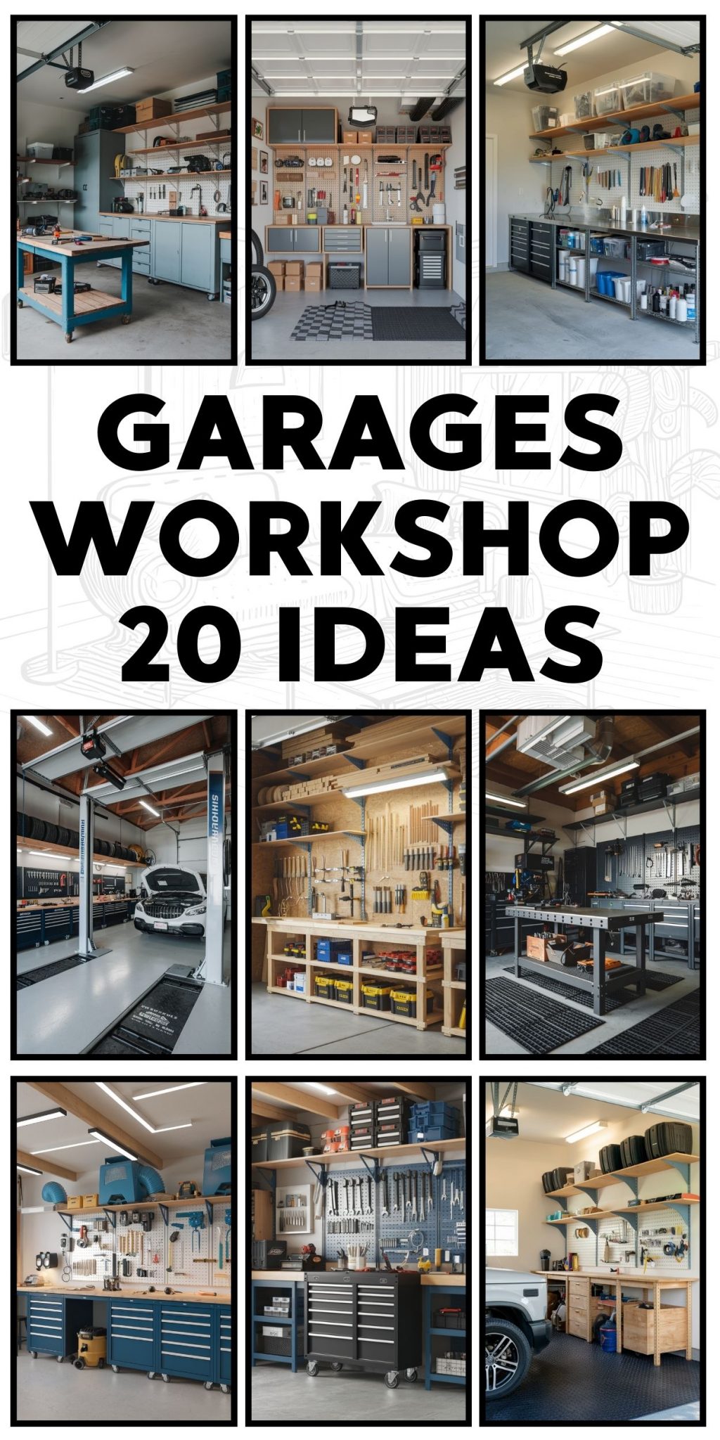 20 Ultimate Garages Workshop Ideas: Layout, Organization, and Dream Setups