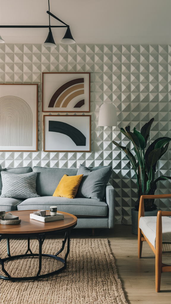 24 Stunning Ideas for Accent Walls in Living Room: Paint, Stone ...