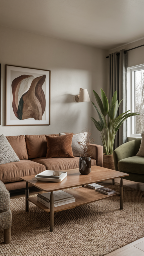 23 Earthy Living Room Ideas for Cozy and Stylish Spaces | Earth Tones ...
