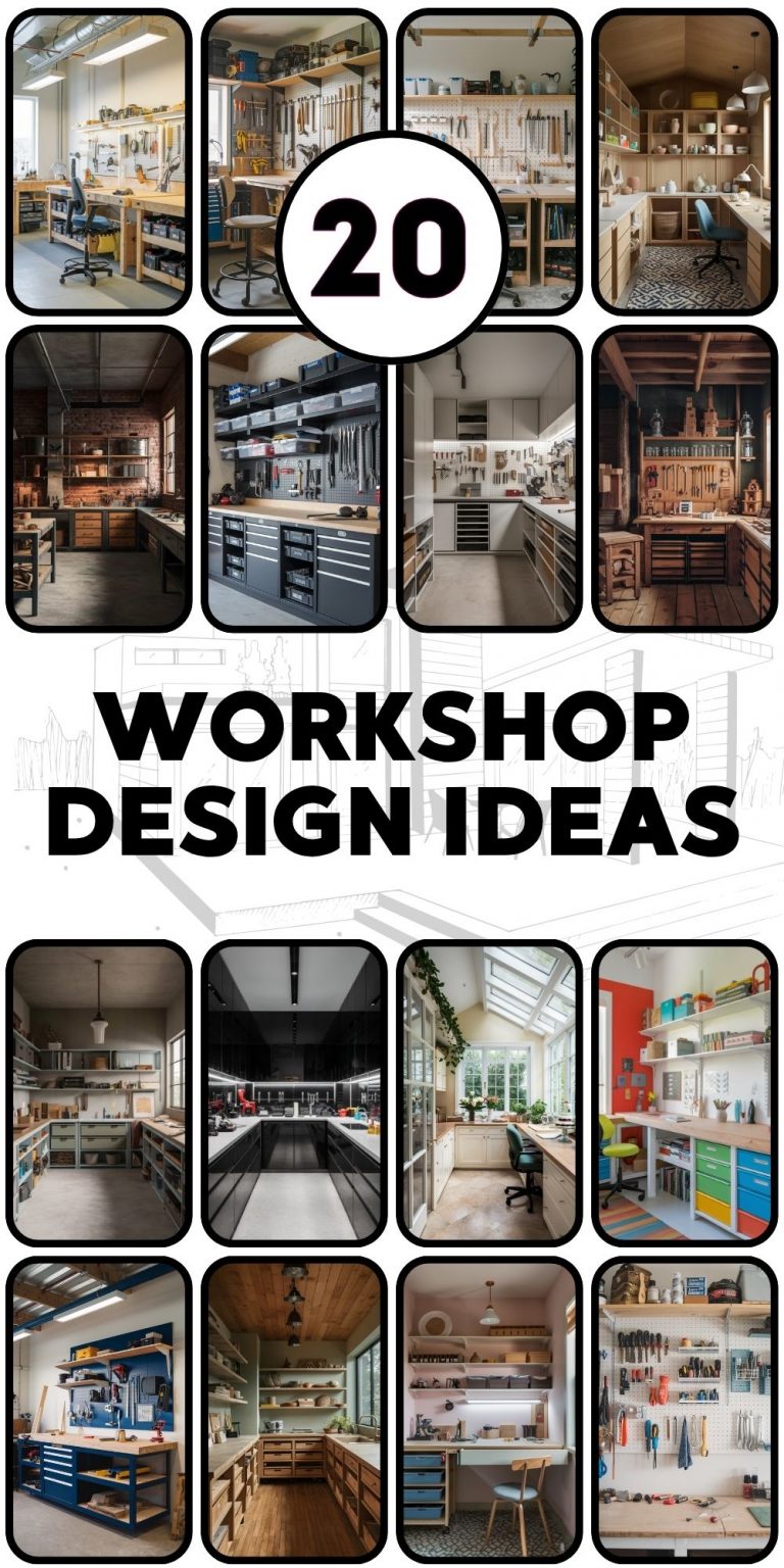 20 Creative Workshop Design Ideas for Small Spaces, Art Studios, and ...