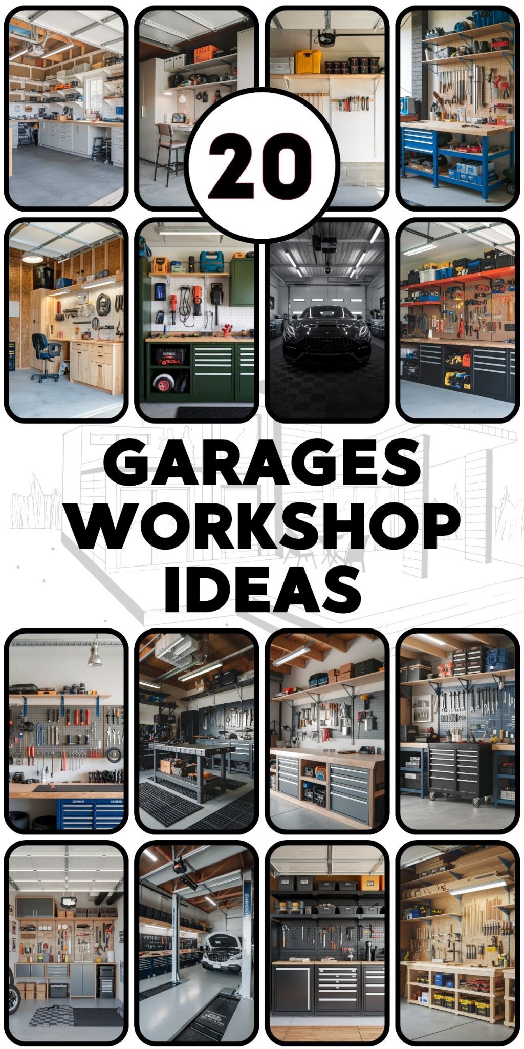 20 Ultimate Garages Workshop Ideas: Layout, Organization, and Dream Setups