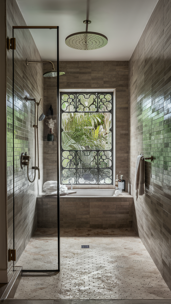 42 Stylish No Door Shower Ideas for Walk-In Master Baths, Small Spaces ...