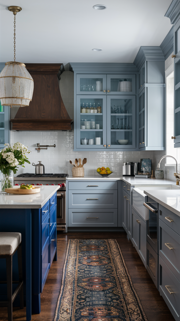 25 Stunning Blue Kitchen Ideas for Modern, Farmhouse, and Small Spaces