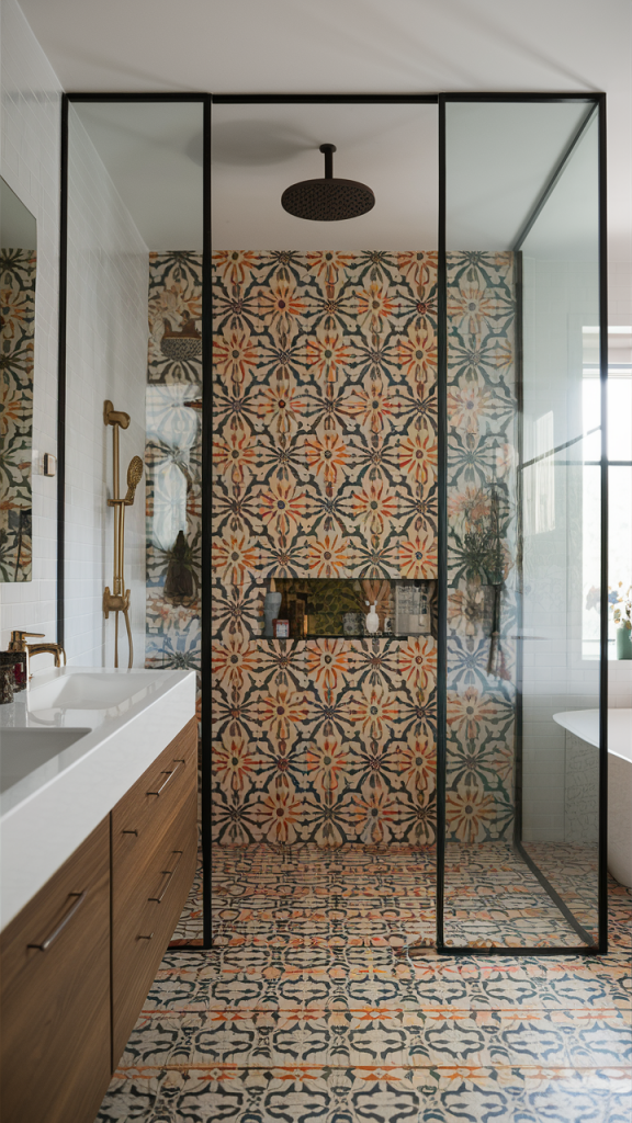 42 Stylish No Door Shower Ideas for Walk-In Master Baths, Small Spaces ...