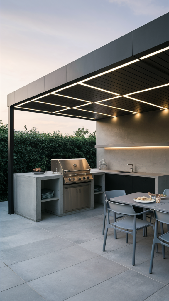 18 Stunning Outdoor BBQ Area Ideas with Roof - Perfect Rooftop Designs