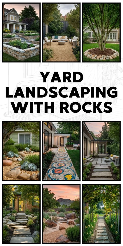 Yard Landscaping with Rocks: 21 Ideas for Front, Side, and Sloped Yards