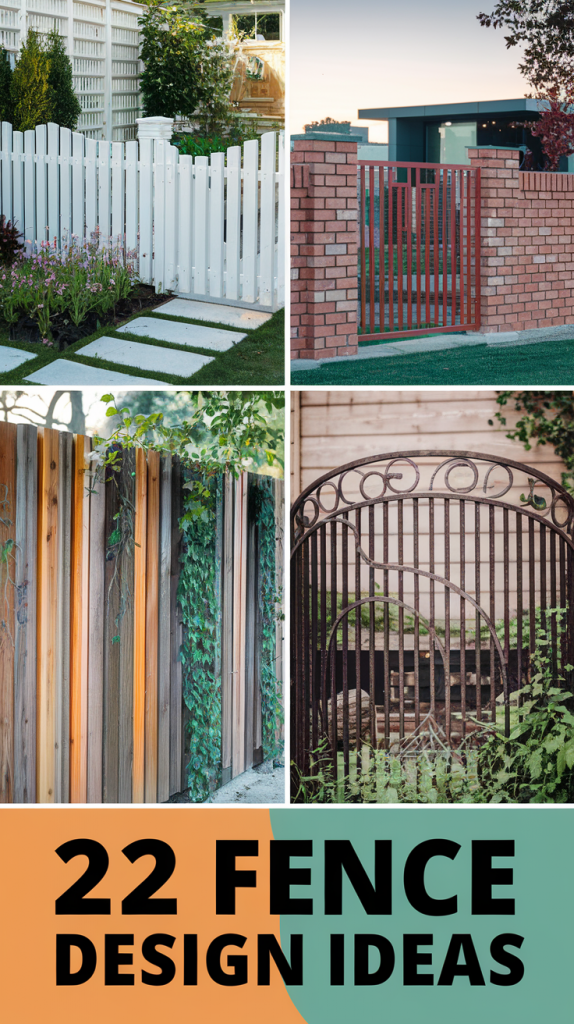 22 Creative Fence Design Ideas for Modern Privacy in Your Backyard and ...