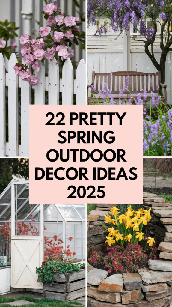 Pretty Spring Outdoor Decor Ideas 2025 – 22 Creative Porch DIY Projects