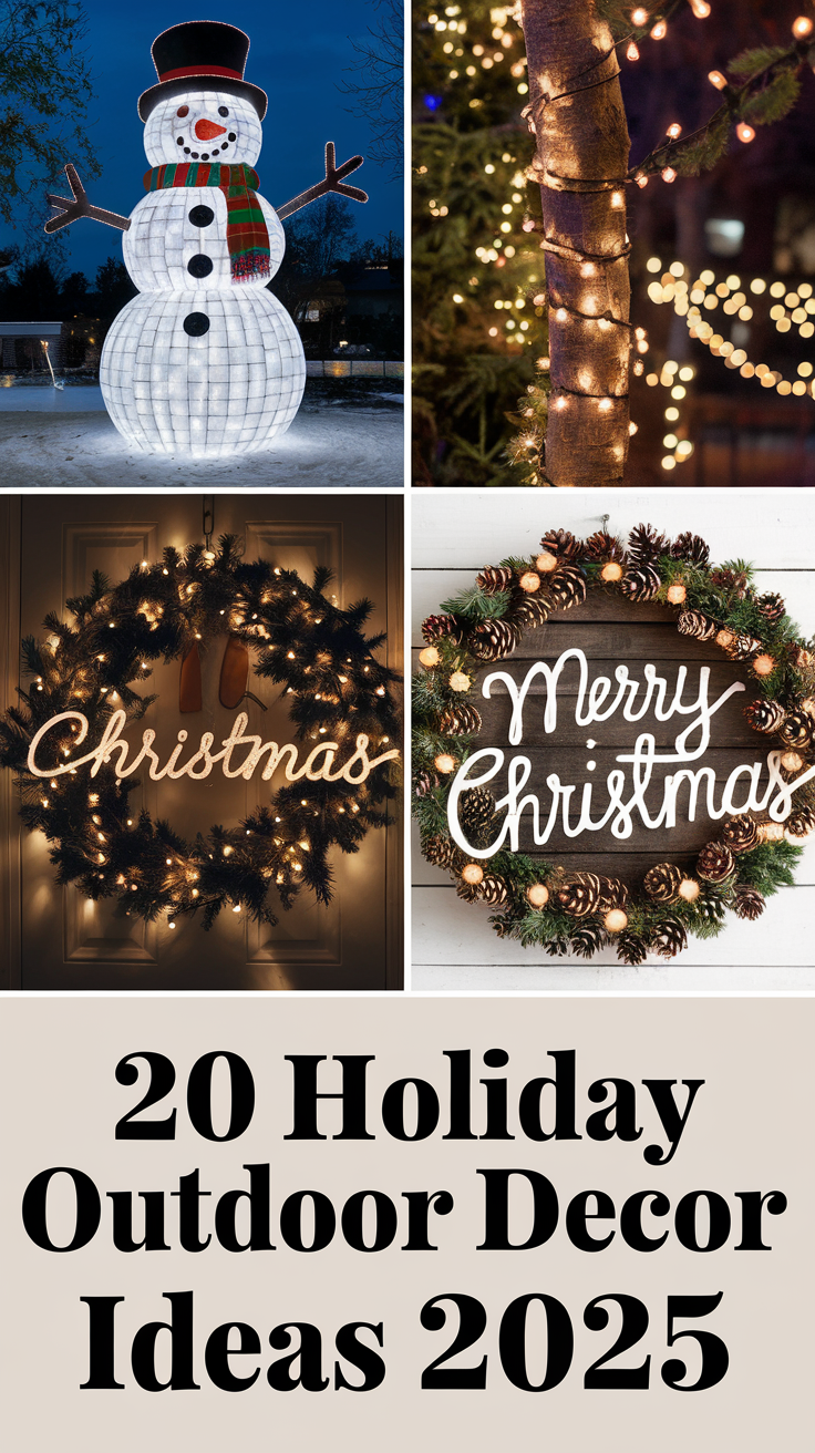 Holiday Outdoor Decor Ideas 2025 – 20 Stunning Decorating Ideas for ...