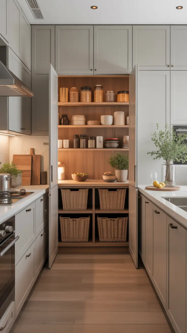 Hidden Pantry Ideas 2026 – Modern Kitchen Cabinets, Walk-In & Small ...