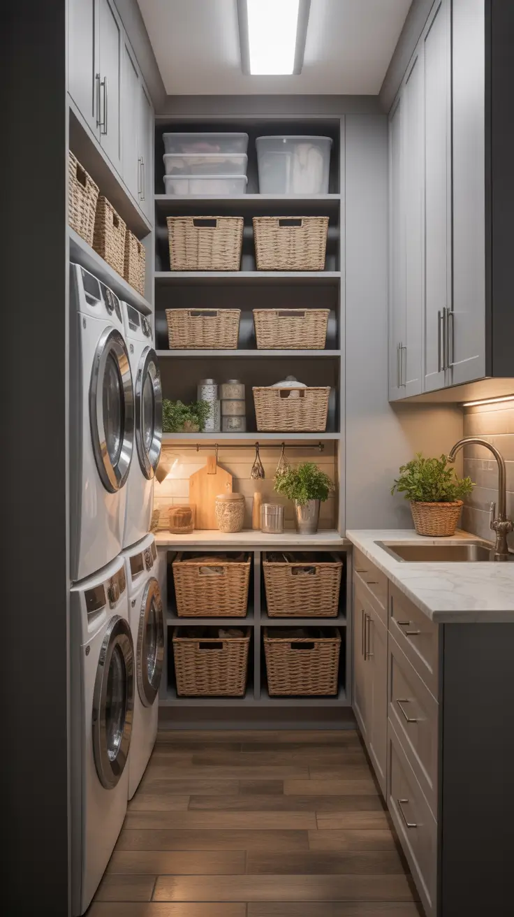 Pantry in Laundry Room Ideas 2026 | Food Storage, Farmhouse & Smart ...